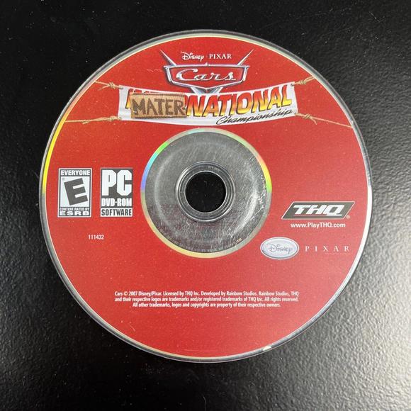 Other | Cars Maternational Championship Pc Games Disc Only | Poshmark